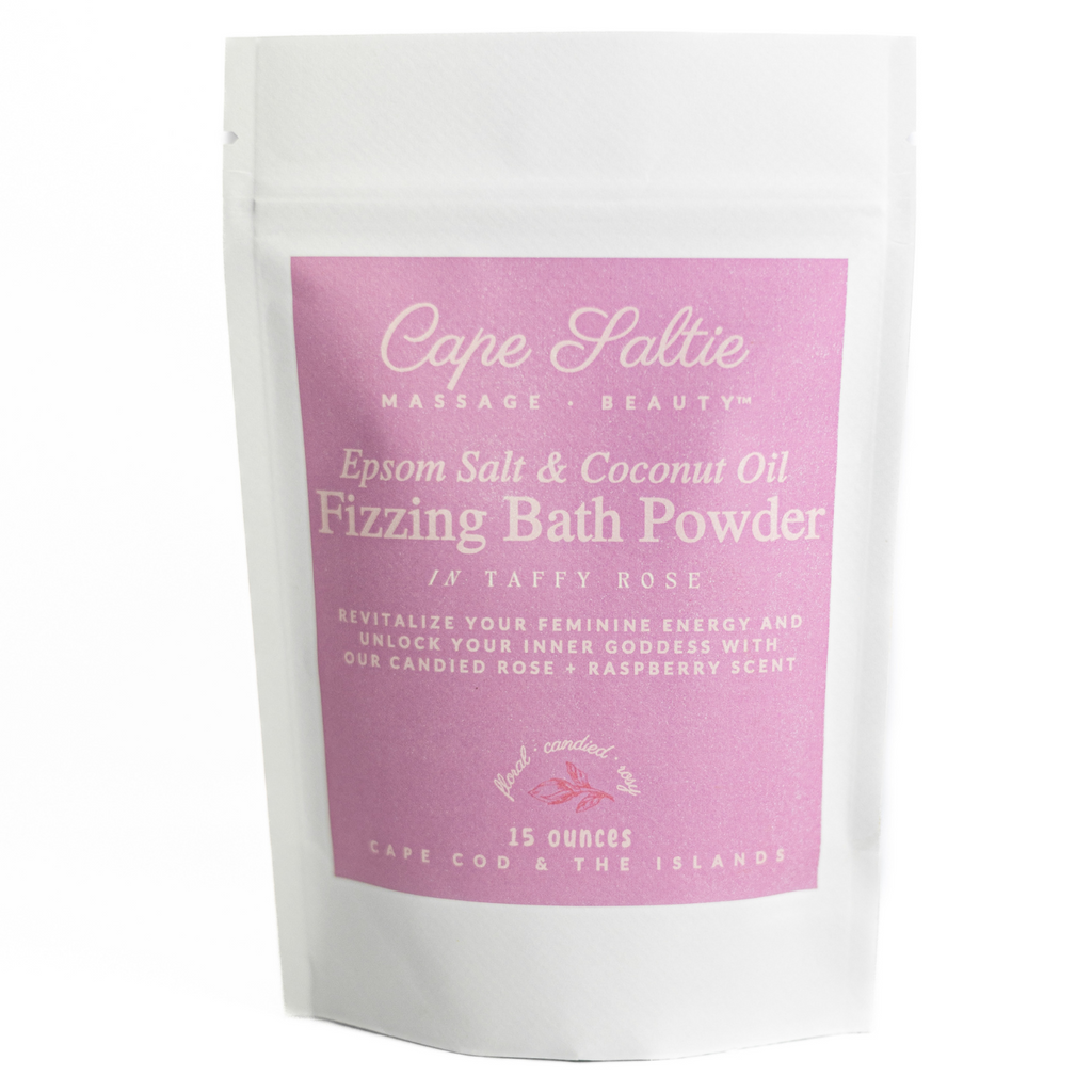 "Taffy Rose" Vegan, Epsom Salt & Coconut Oil Fizzing Bath Powder, 15oz ...